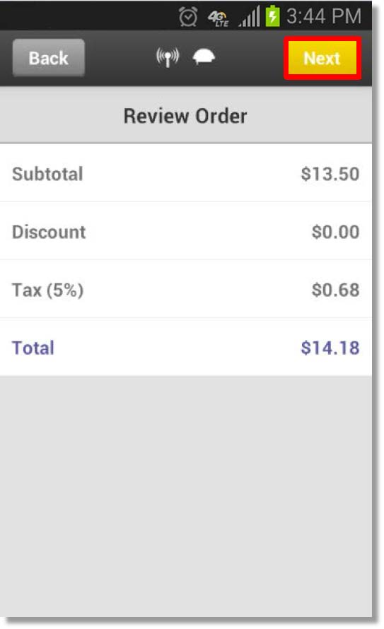 Accept a credit card payment with Vantiv Mobile Accept on an Android ...