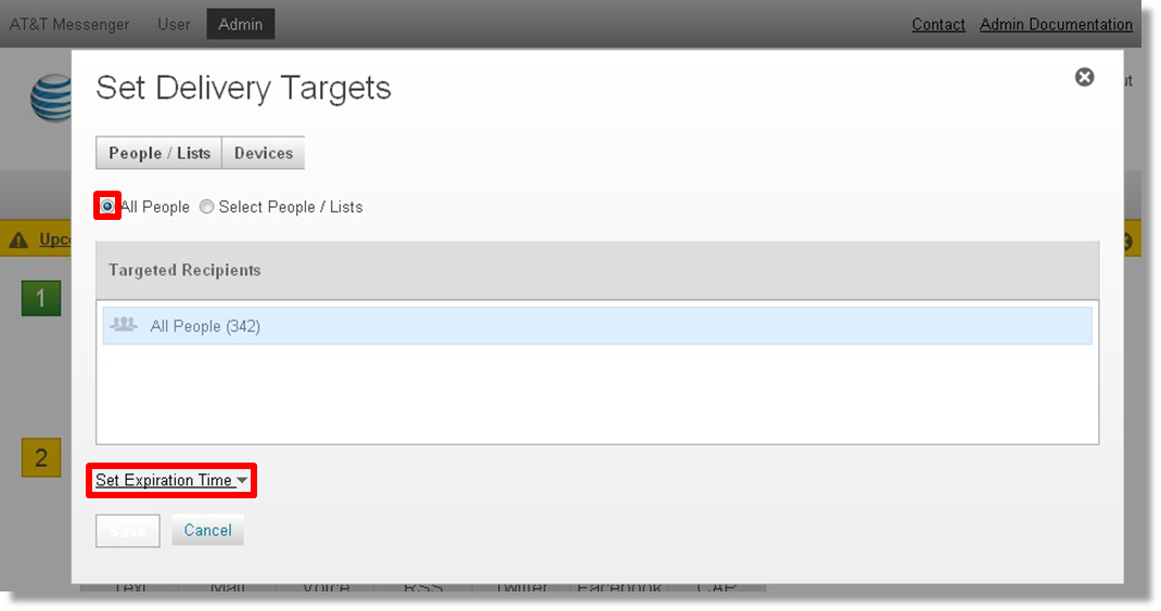 Creating a text alert using the Rave Web Interface - Asecare