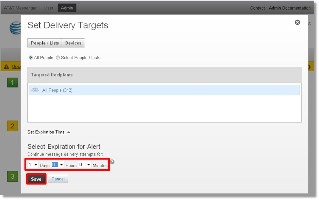 Creating a text alert using the Rave Web Interface - Asecare