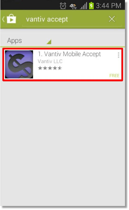Install Vantiv Mobile Accept from AT&T on an Android device - Asecare