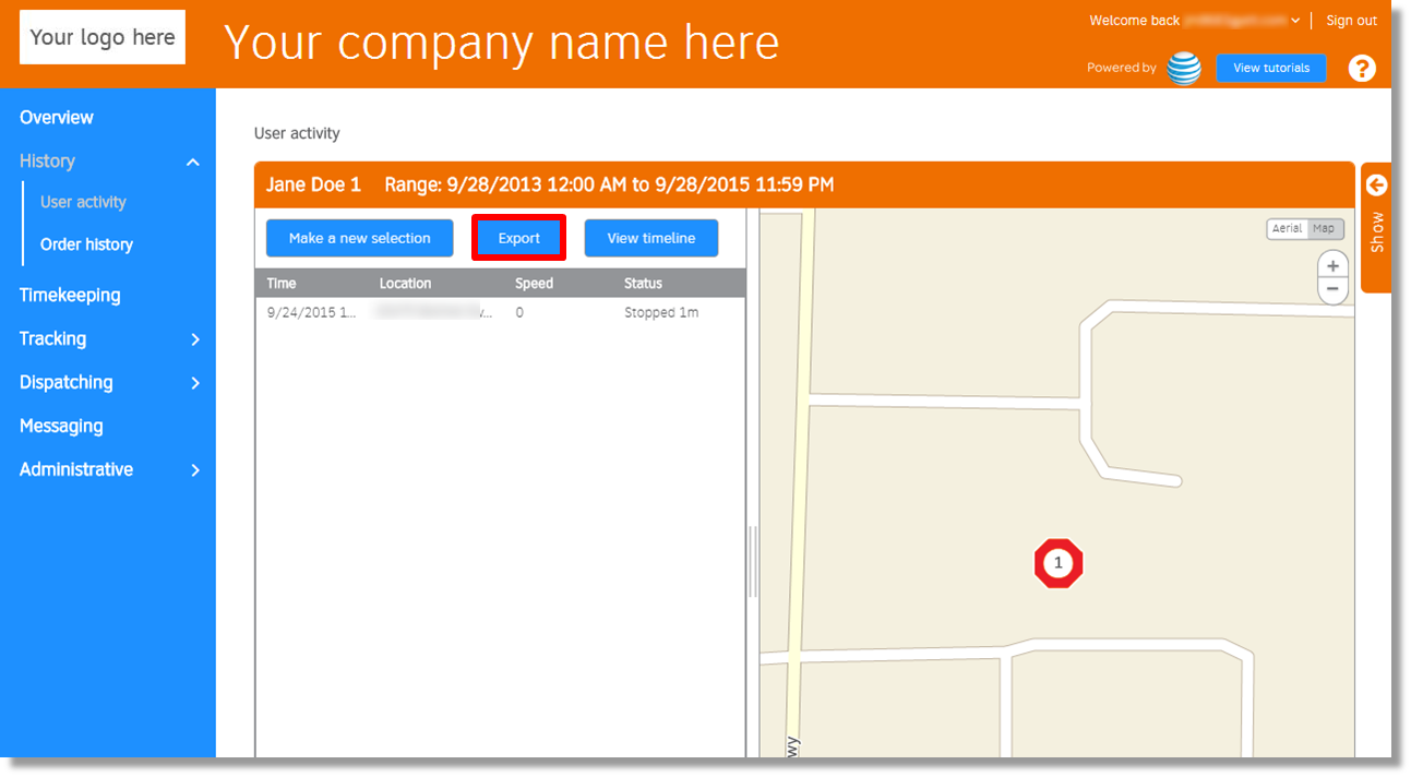View The User Activity Report With Atandt Workforce Manager Asecare