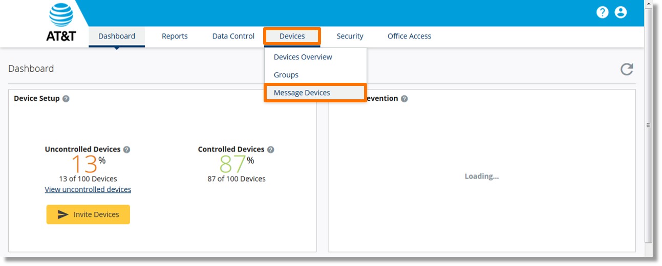 View the message history in AccessMyLAN - Asecare