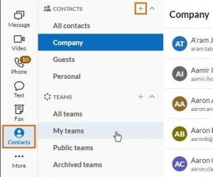Add a Personal Contact in the AT&T Office@Hand App #60001 - Asecare