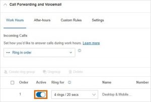 Options for Forwarding Calls for AT&T Office@Hand #71174 - Asecare