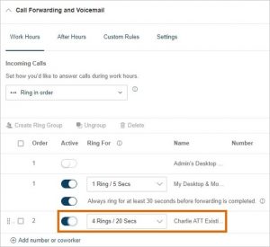Options for Forwarding Calls for AT&T Office@Hand #71174 - Asecare