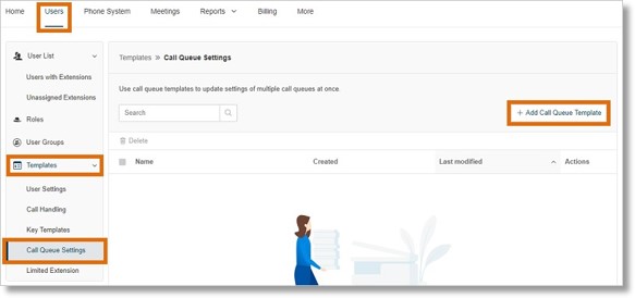 Creating Call Queue Templates in the Admin Portal │ AT&T Office@Hand ...