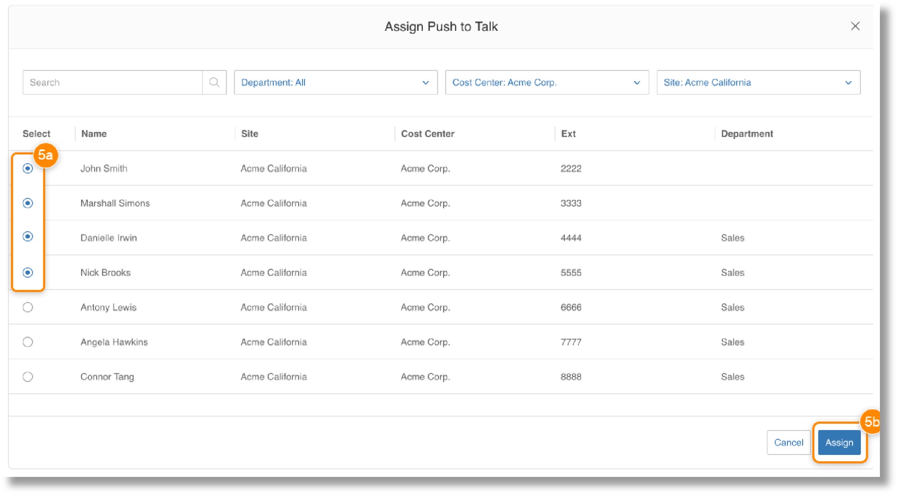 Setting Up Push to Talk Channels AT&T Office@Hand - Asecare